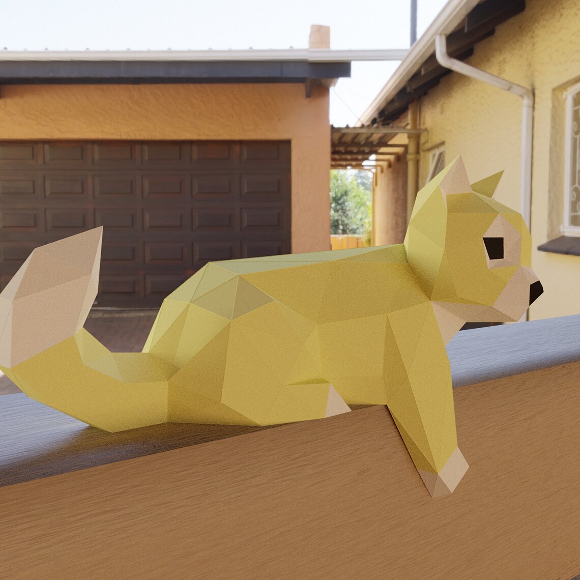 Kitten Papercrafts, Catdiy Pdf, Papercreaft Cat Templates, Feline - Etsy