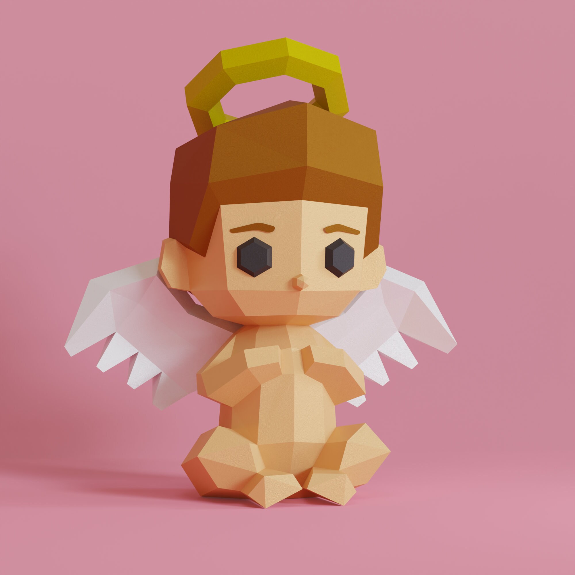 Charming Little Angel Papercraft Kit - DIY Crafts to Create a Paper ...