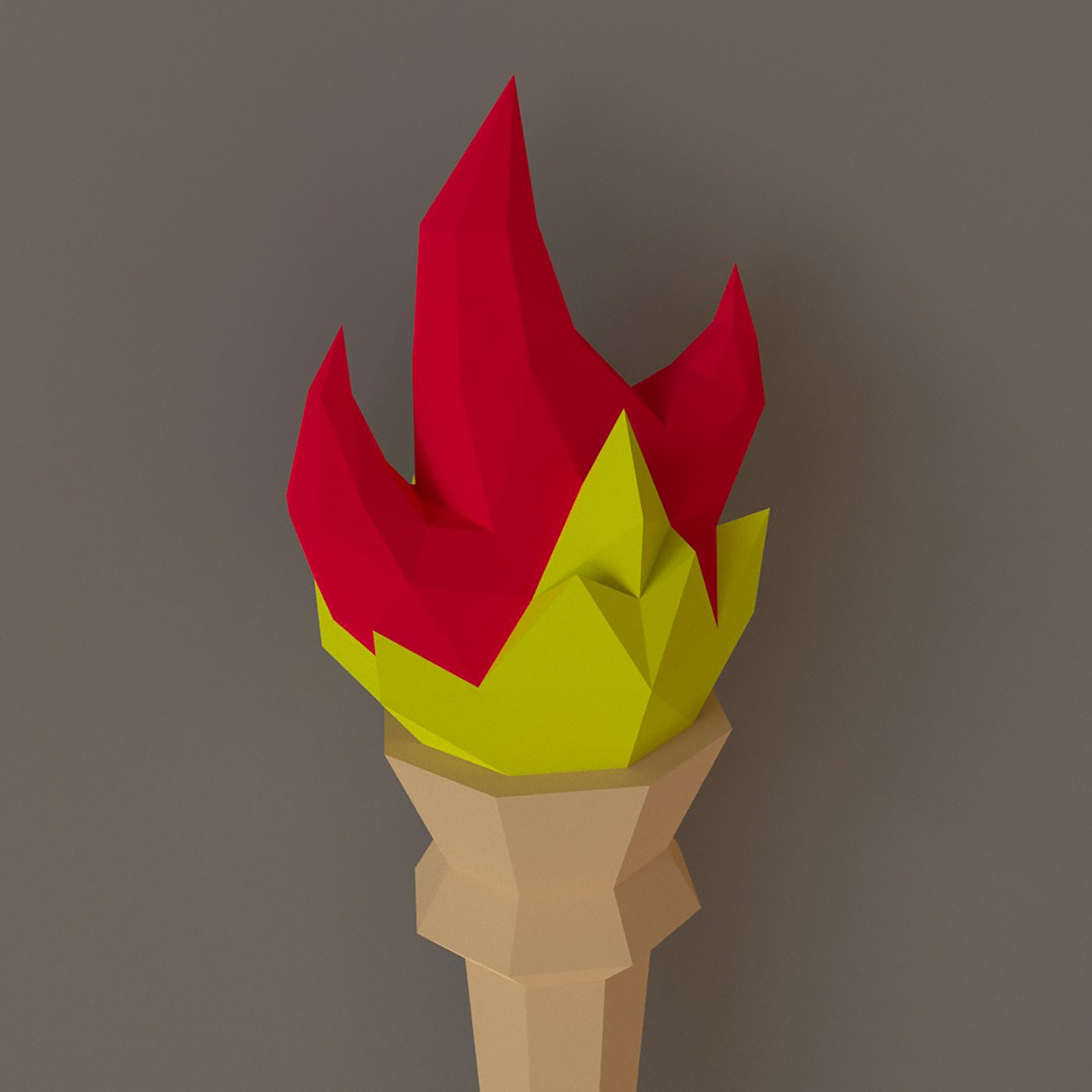 Antorcha olímpica papercraft plantillas pdf - Etsy México