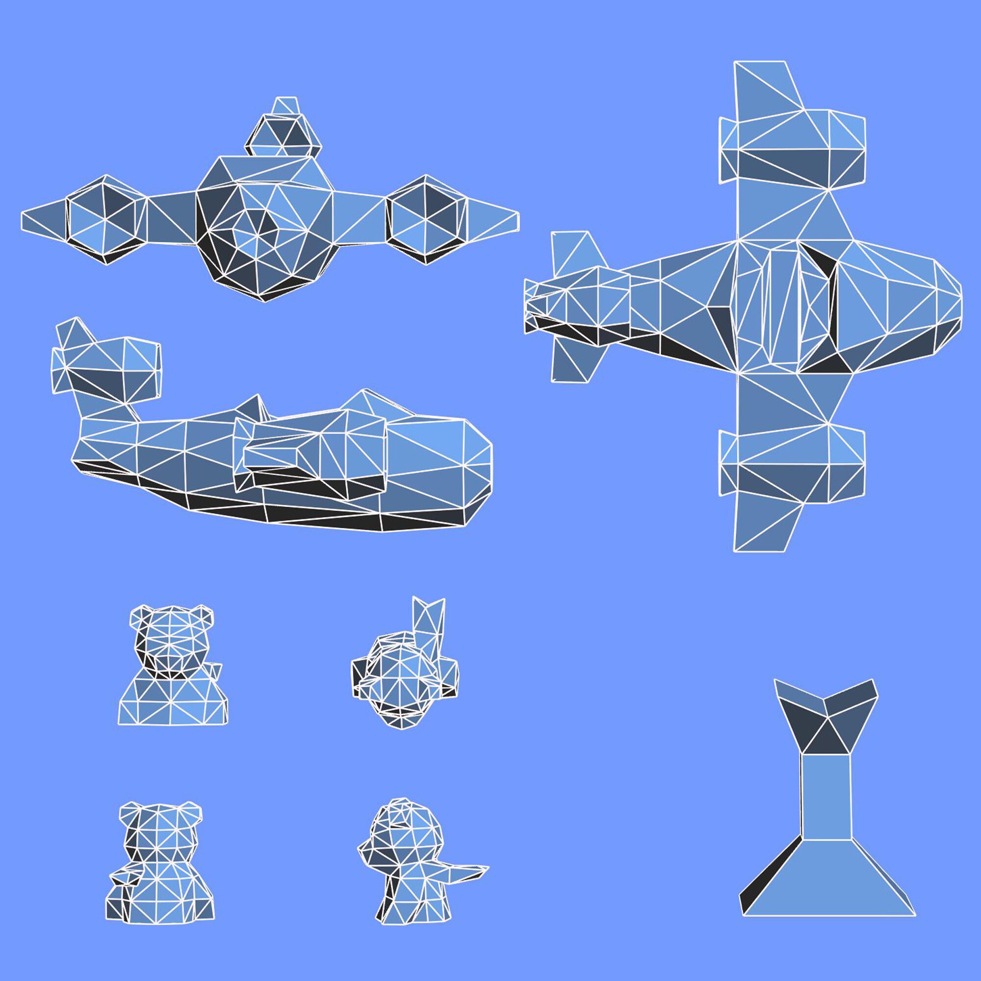 Aviator Bear Papercrafts Templates PDF,SVG,DXF, Papercraft Kit Diy 3D ...