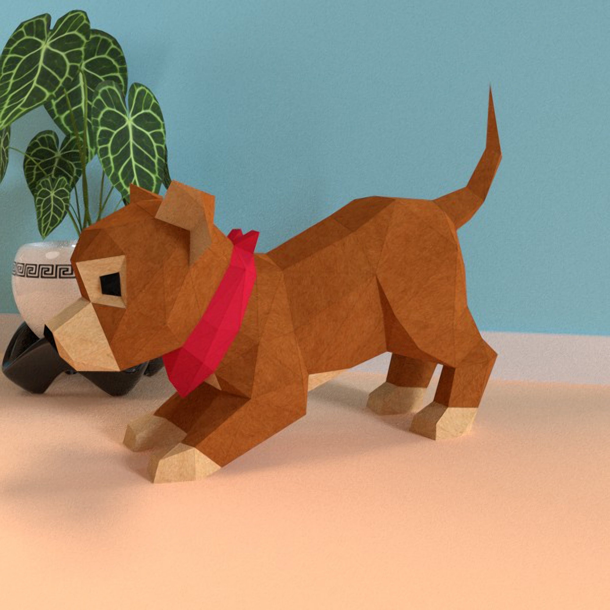 Cachorro Papercrafts Perro Chihuahua Plantillas Perro - Etsy México