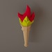 Antorcha olímpica papercraft plantillas pdf - Etsy México