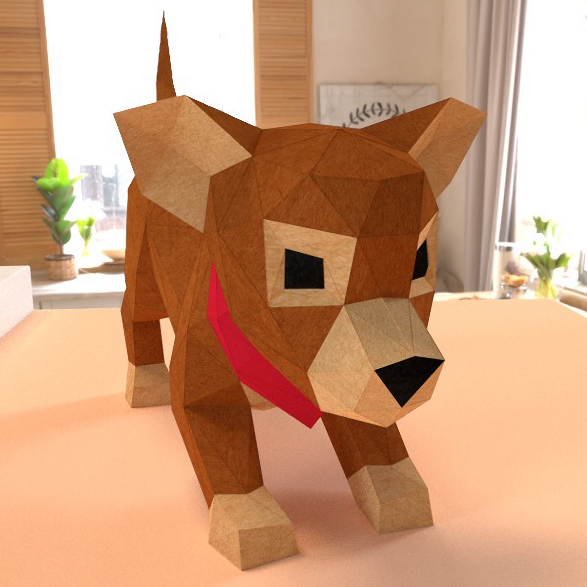 Cachorro Papercrafts Perro Chihuahua Plantillas Perro - Etsy México