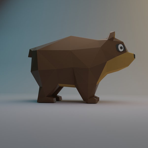 Bear Papercraft - Etsy