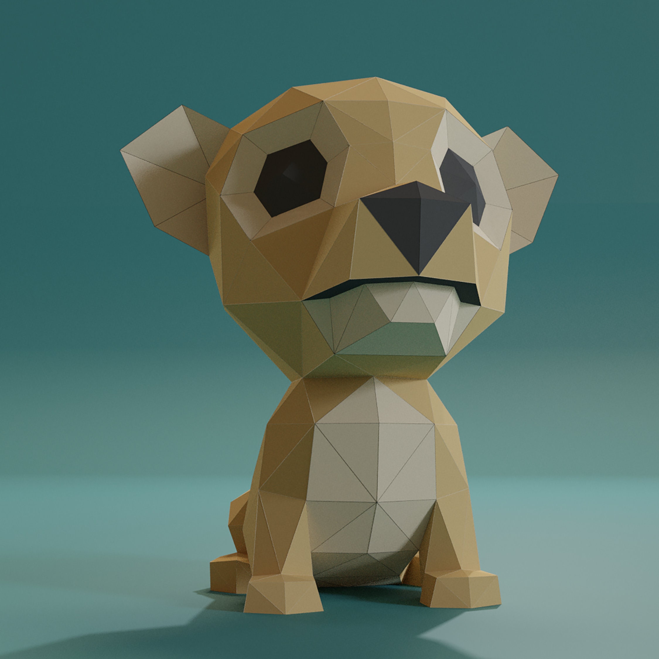 Cachorro Papercraft Kid De Plantillas Y Manuales PDFSVGDFX - Etsy