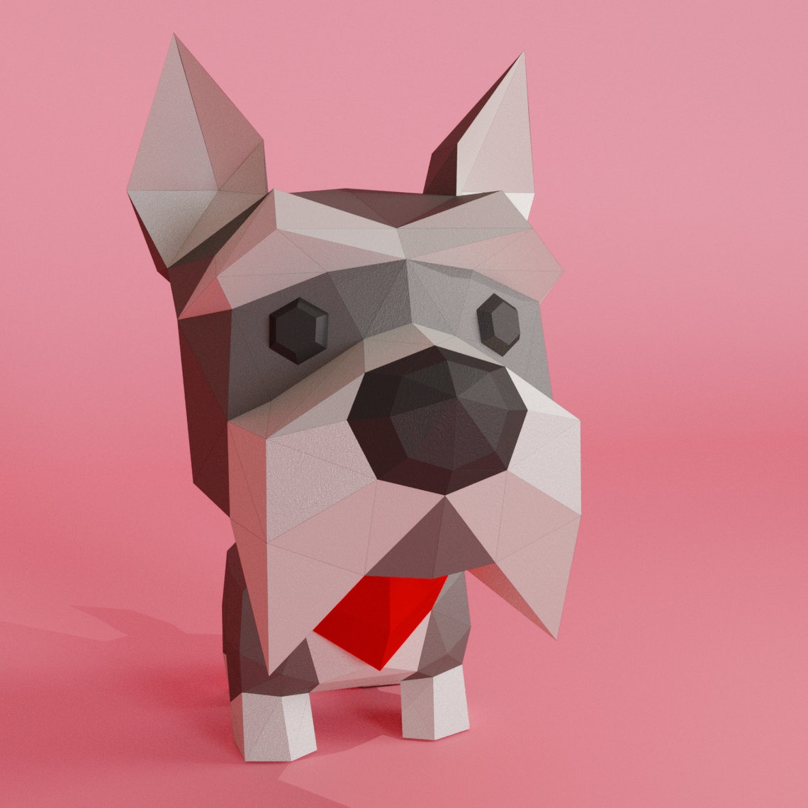 Schnauzer Puppy, Papercrafts Templates PDF,DXF - Etsy