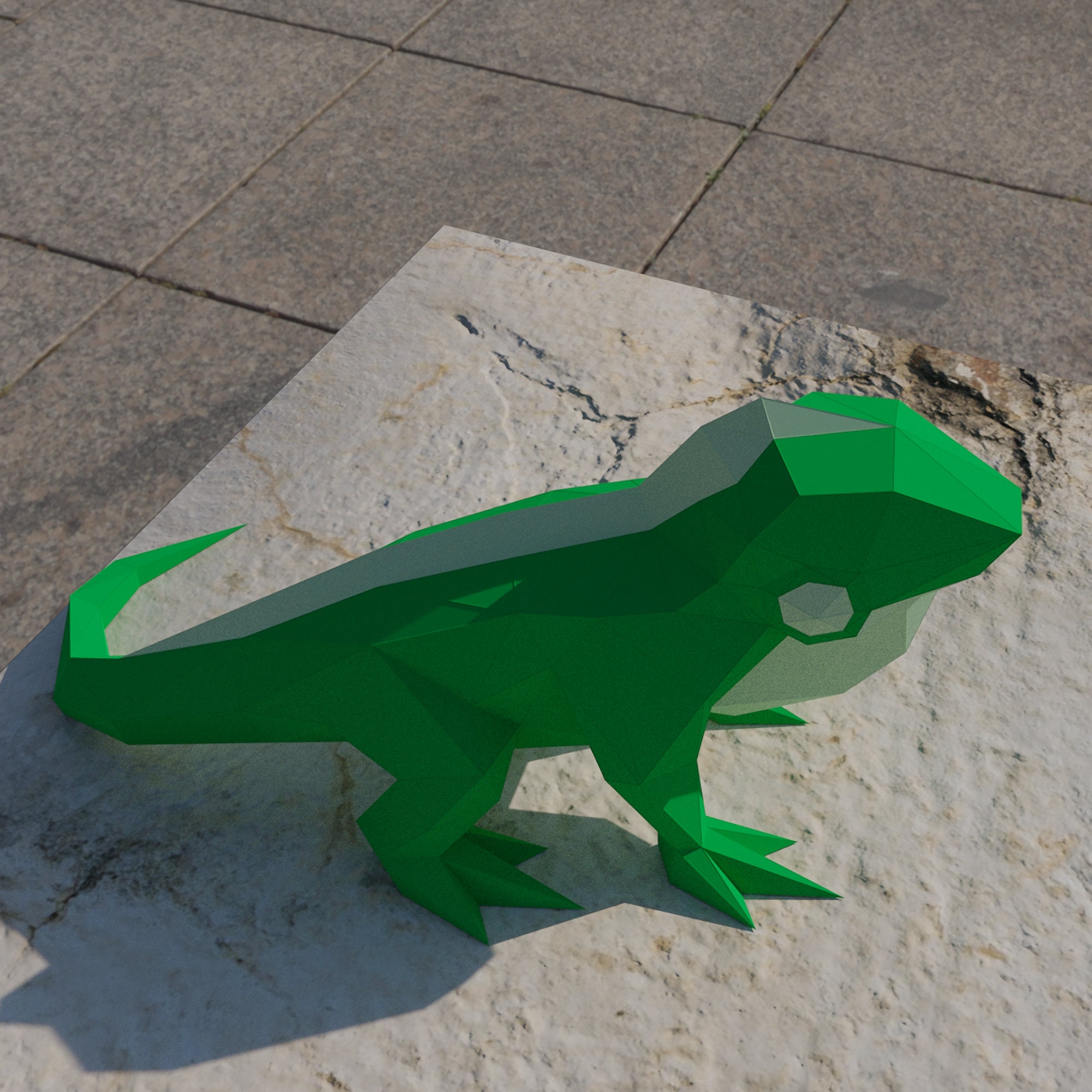 Iguana Papercrafts plantillas escultura de papel 3d plantillas - Etsy ...