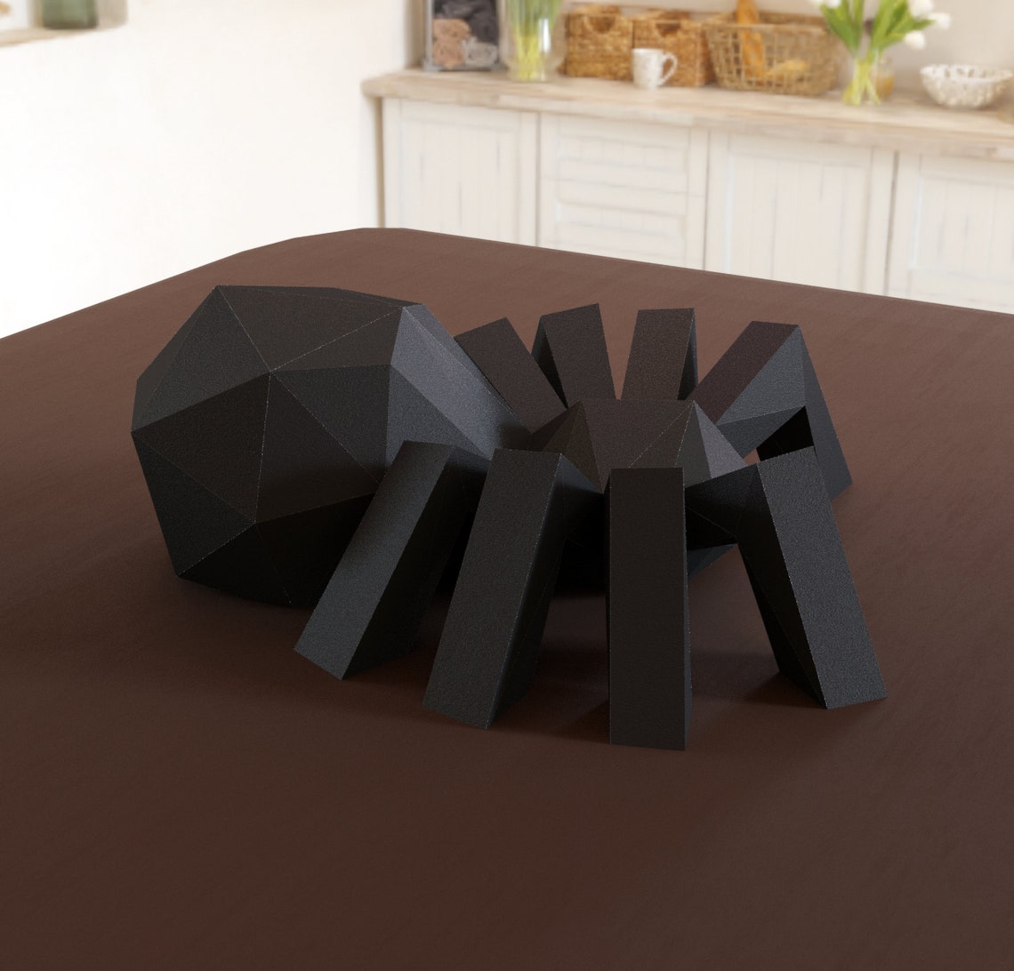 Paper Tarantula Templates (papercraft) in PDF and DXF - Create Your Own ...