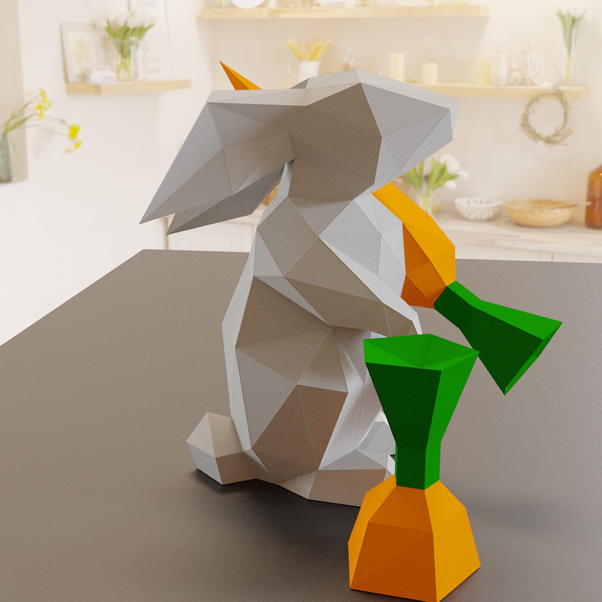 Conejo Papercrafts Plantillas Para Armar Escultora 3d - Etsy Finland