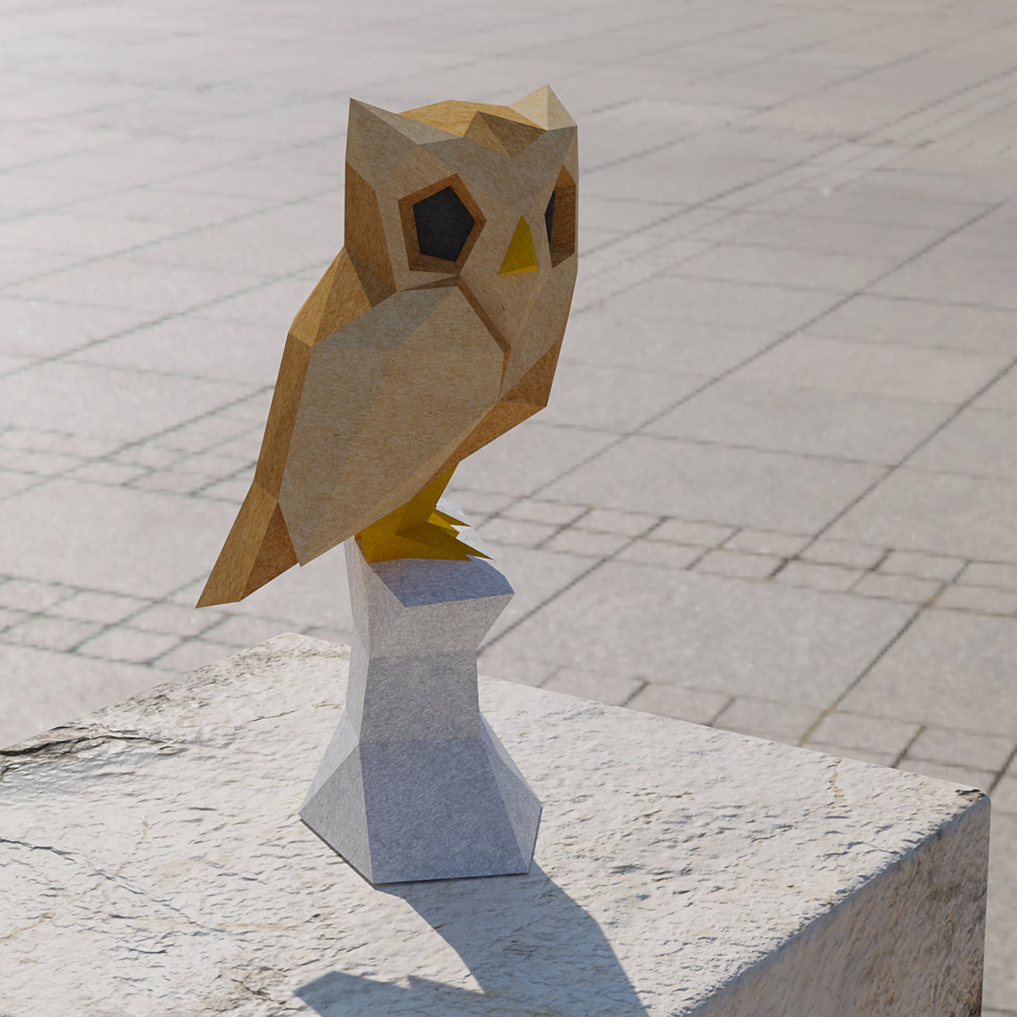 Búho Owl plantillas Búho papercrafts Búho plantillas 3D - Etsy México