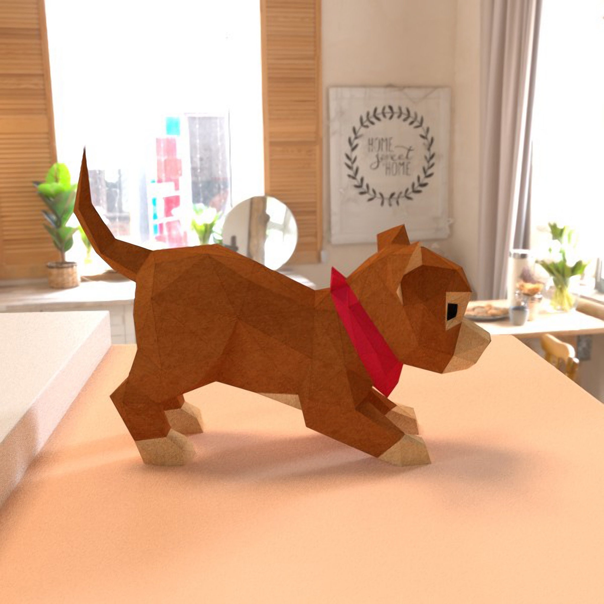 Cachorro Papercrafts Perro Chihuahua Plantillas Perro - Etsy México