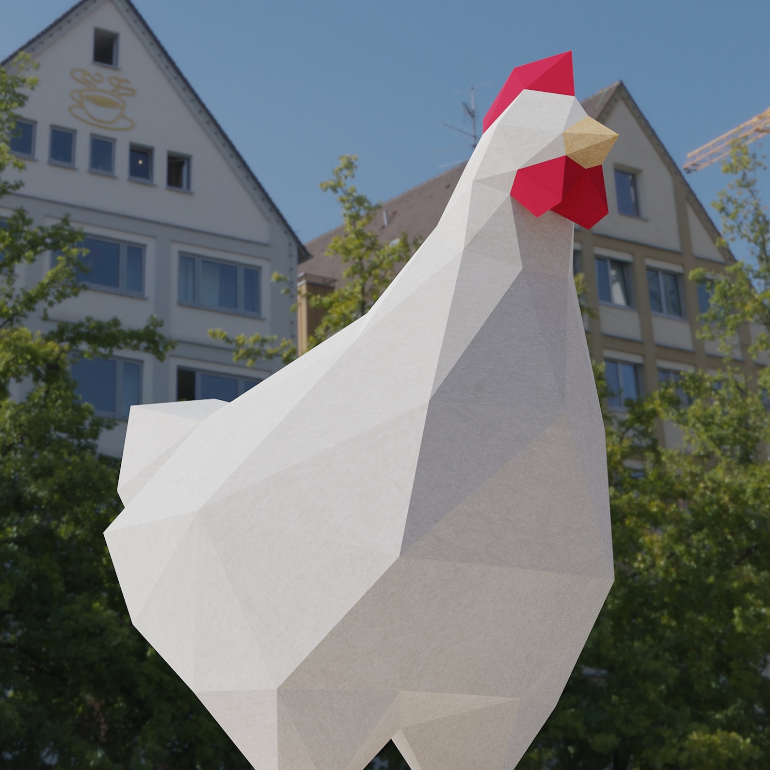 Pollo Papercrafts SVG/DXF/PDF/ Pollo Plantillas/ Pollo De - Etsy