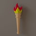 Antorcha olímpica papercraft plantillas pdf - Etsy México