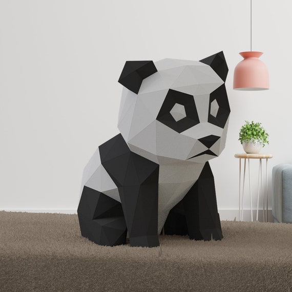 Panda Pdf Diy Panda Papercraft Oso Panda Papercraft Panda - Etsy