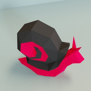 Snail Papercrafts Pdf Templates to Assemble 3d Figure of Snail - Etsy
