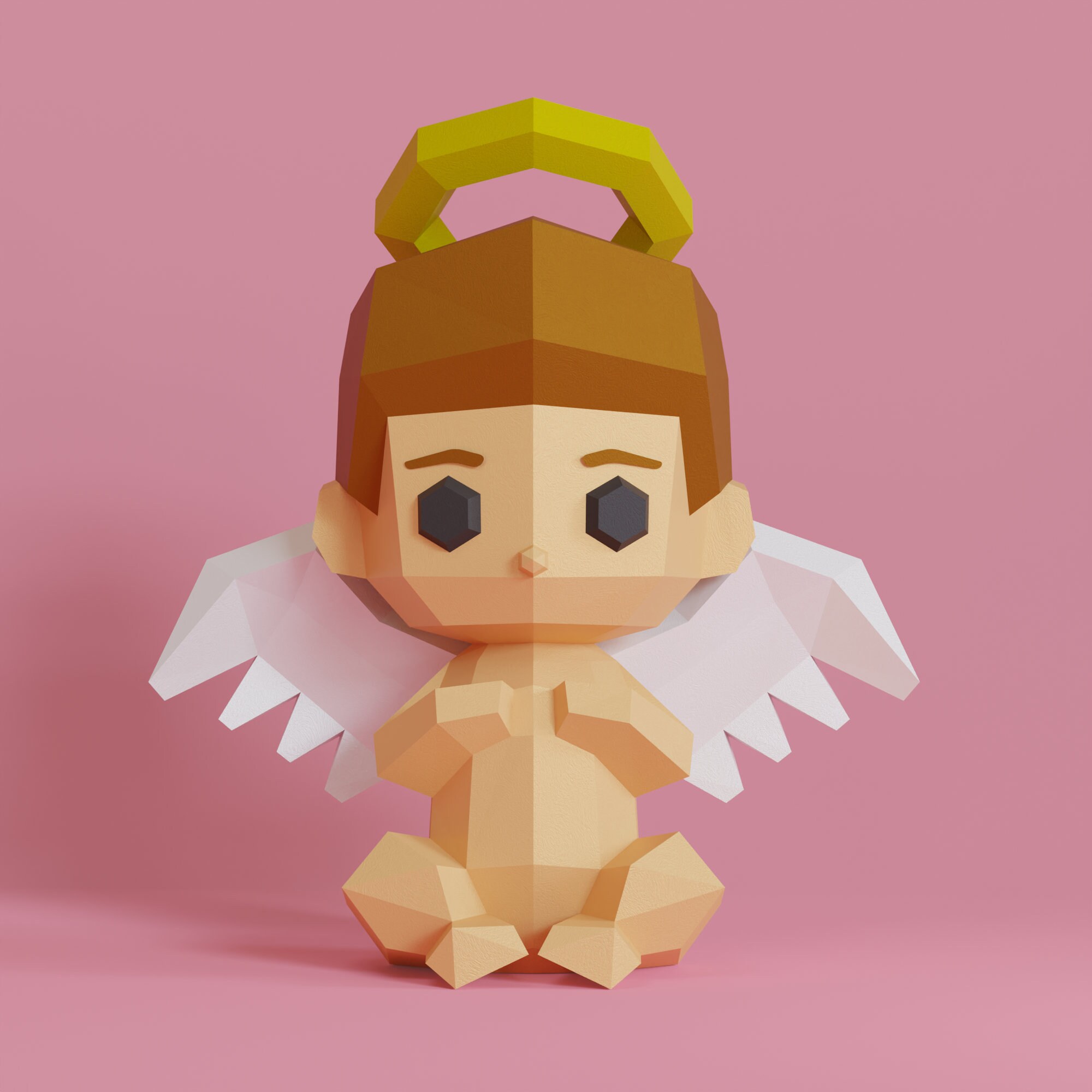 Charming Little Angel Papercraft Kit - DIY Crafts to Create a Paper ...