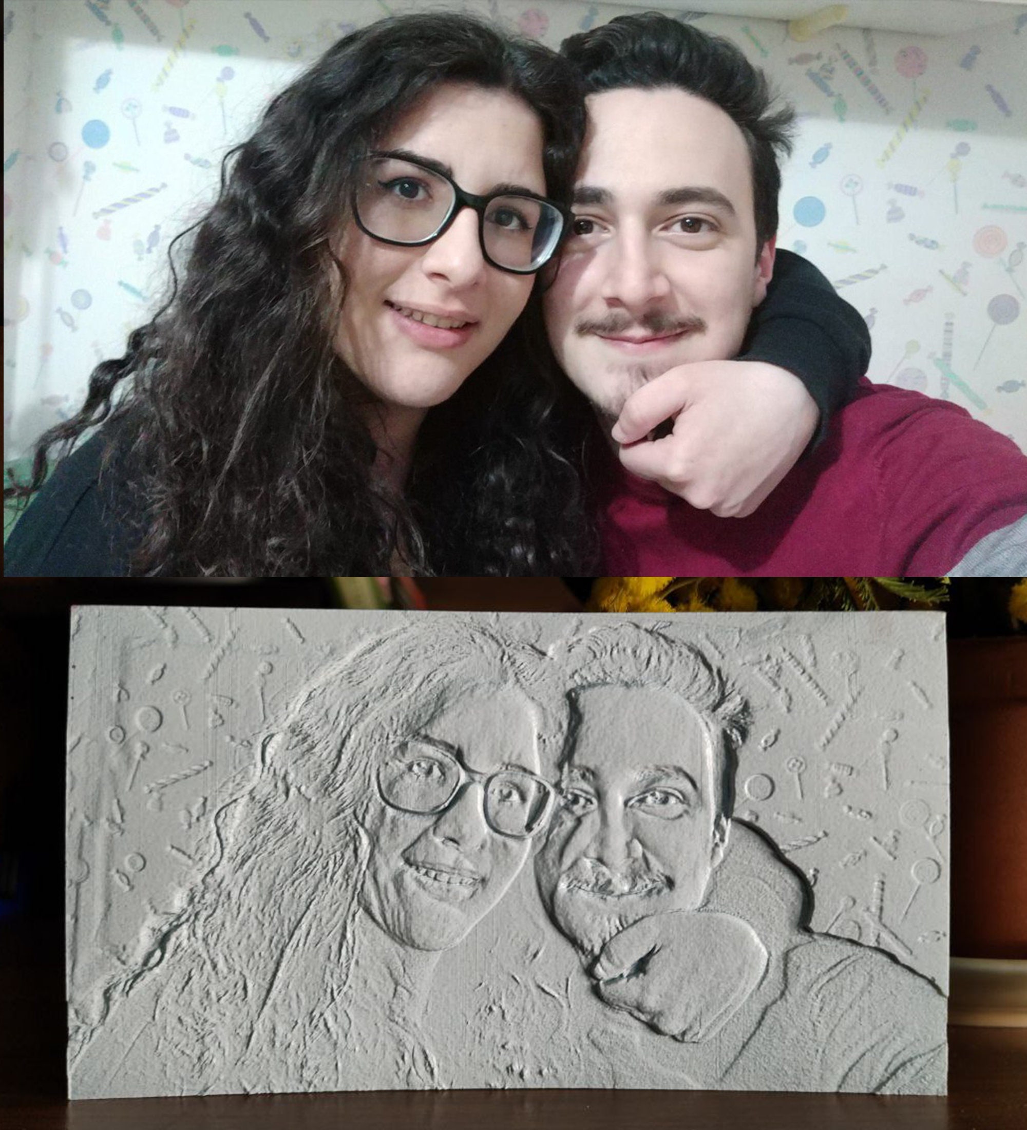 Custom 3D Printed Photo | Etsy