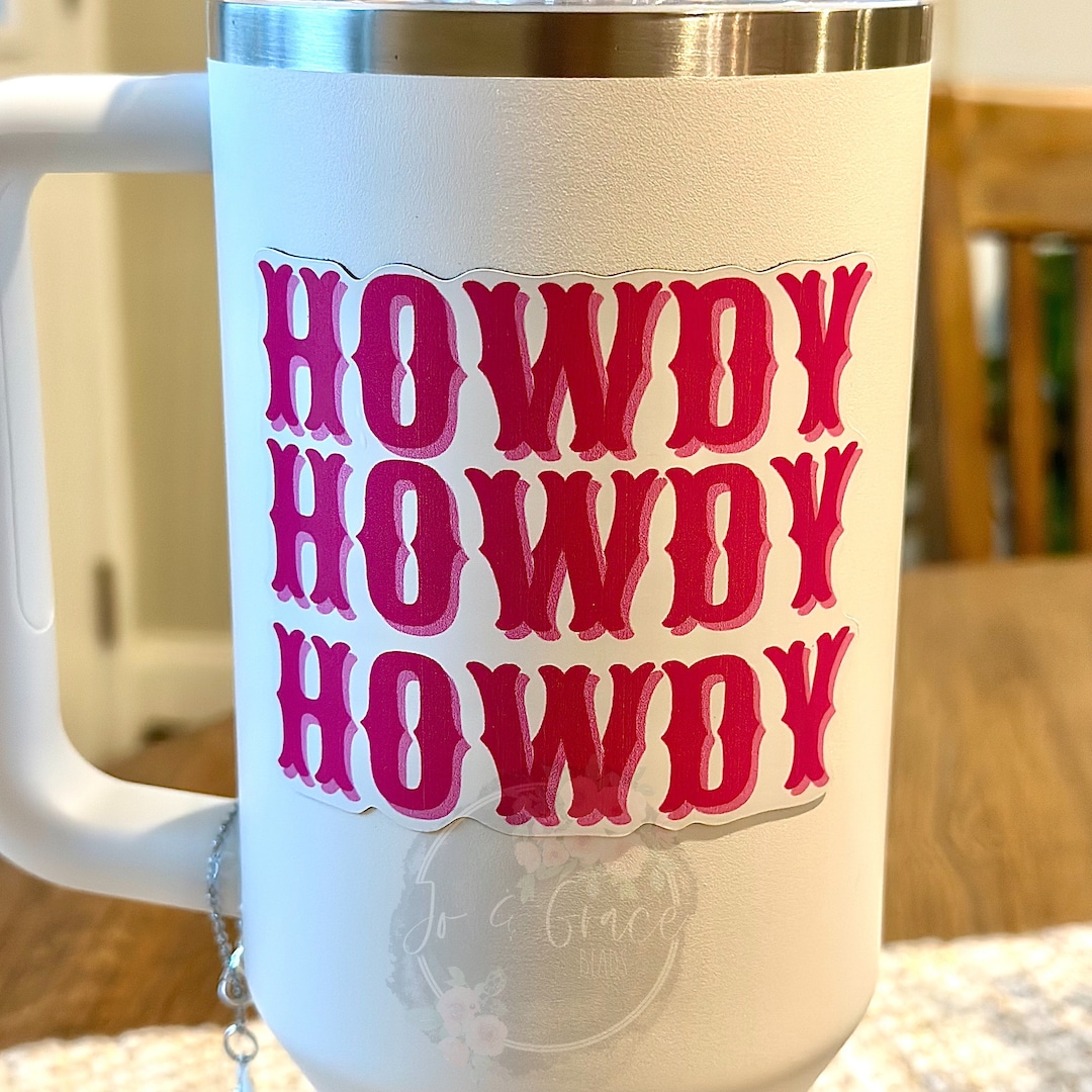 Howdy Cup Magnet Stanley Cup Magnet Tumbler Magnet - Etsy