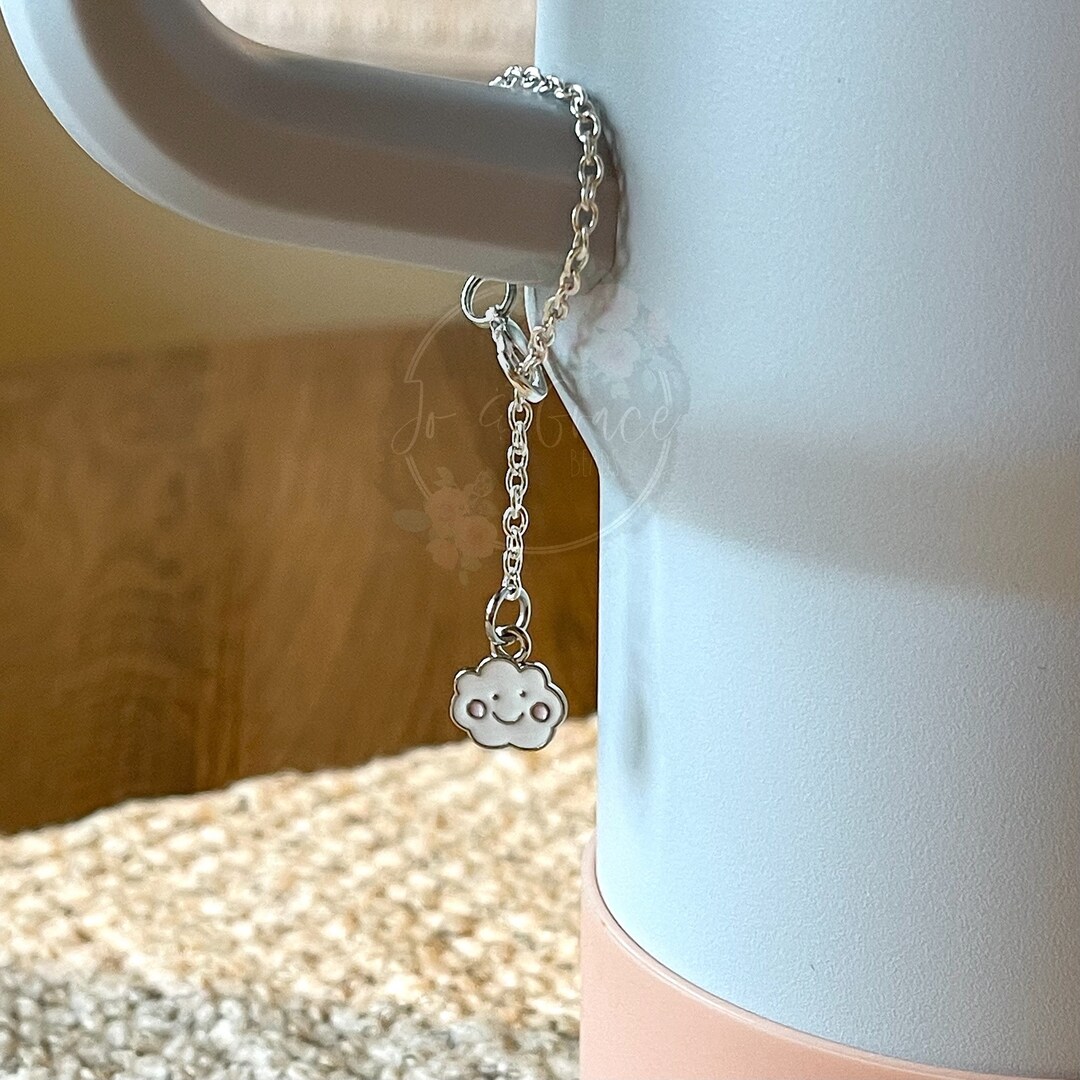 Dainty Cloud Charm — Stanley Cup Handle Charm—belt Bag Charm—tumbler ...
