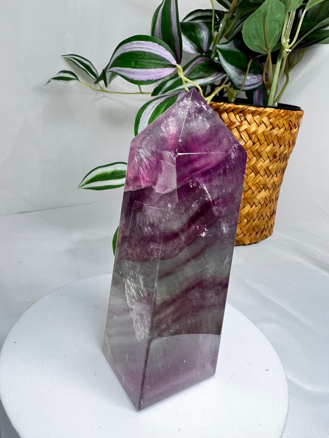 Watermelon Fluorite Tower - Etsy