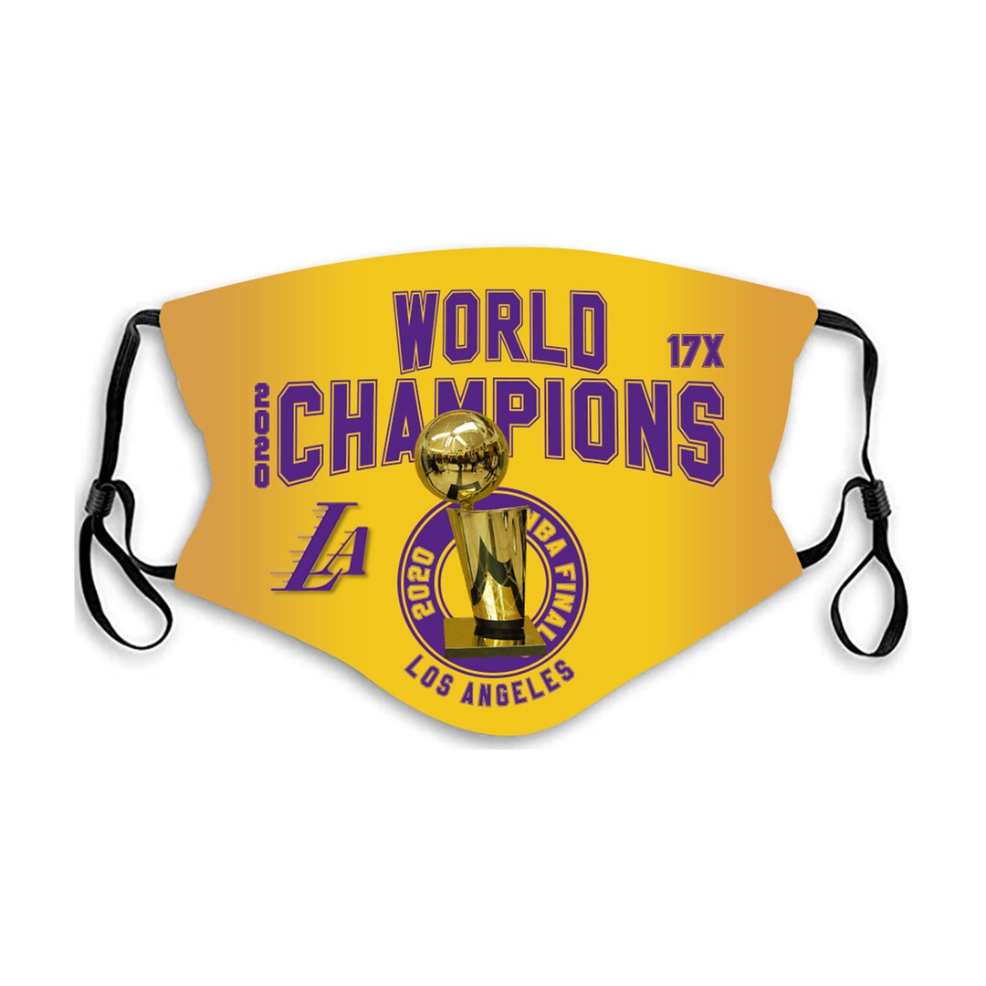 Lakers Championship Cloth Face Mask - Etsy