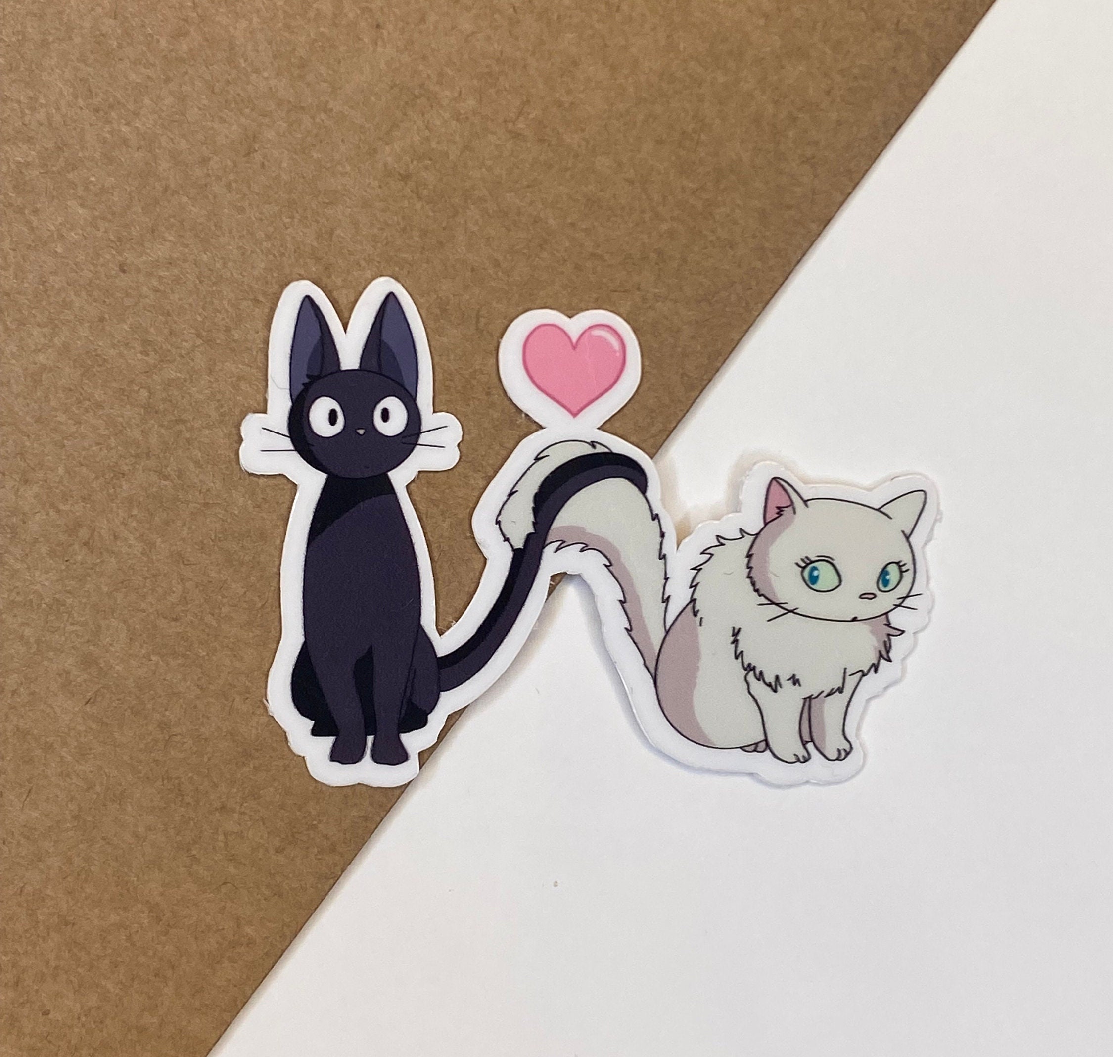 Paper Stickers, Labels & Tags Bumper Stickers Jiji Cat Peeker etna.com.pe