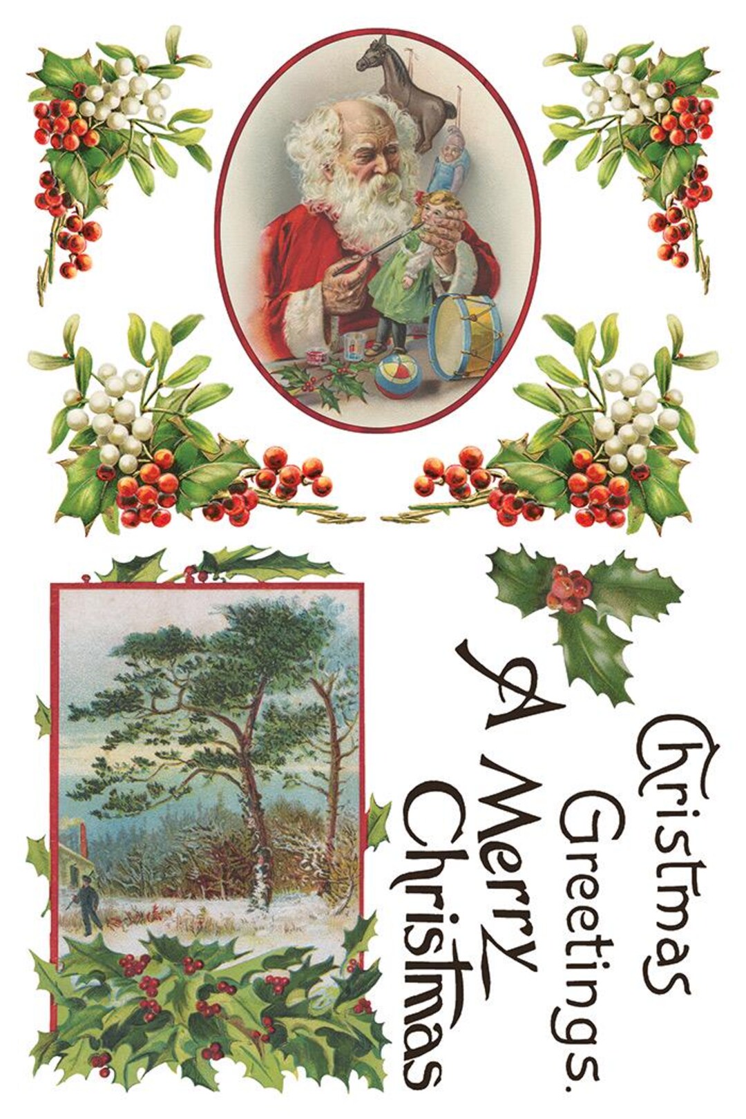Christmas Joy Iron Orchid Designs Decor Transfer IOD - Etsy