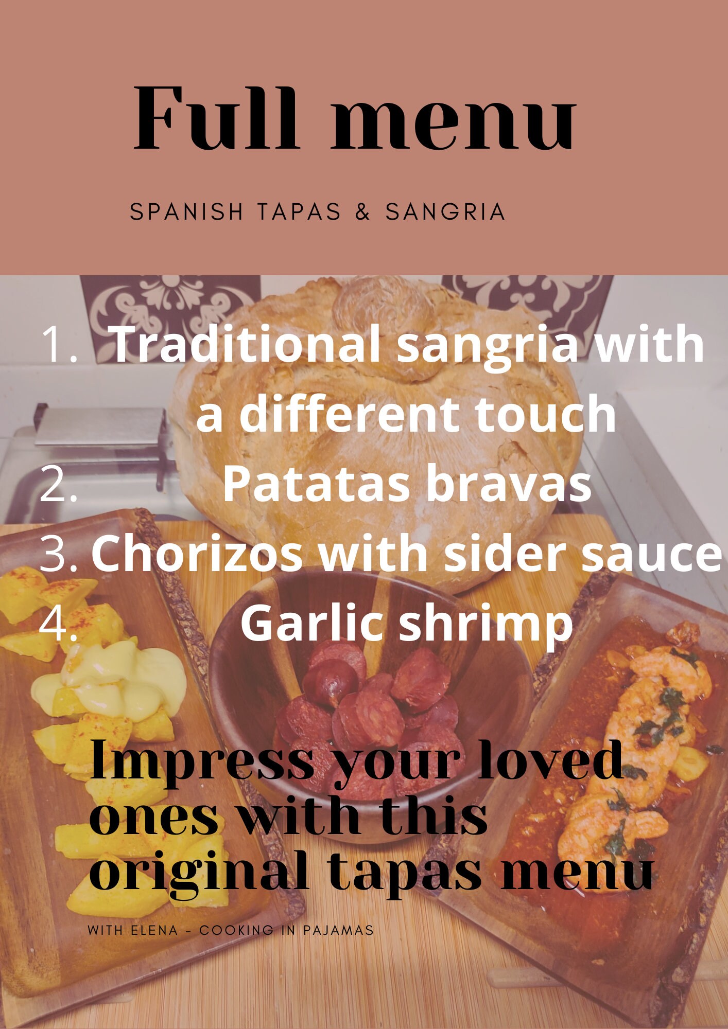 Authentic Spanish Cooking Classes: Tapas and Sangria Class ...