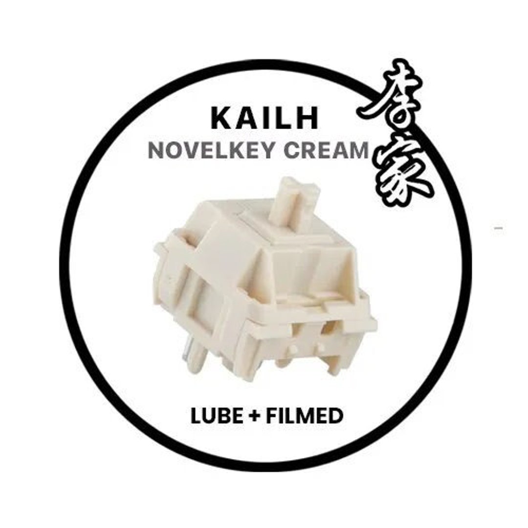 Novelkeys X Kailh Cream Switches Smooth Linear POM Keyboard Switches ...