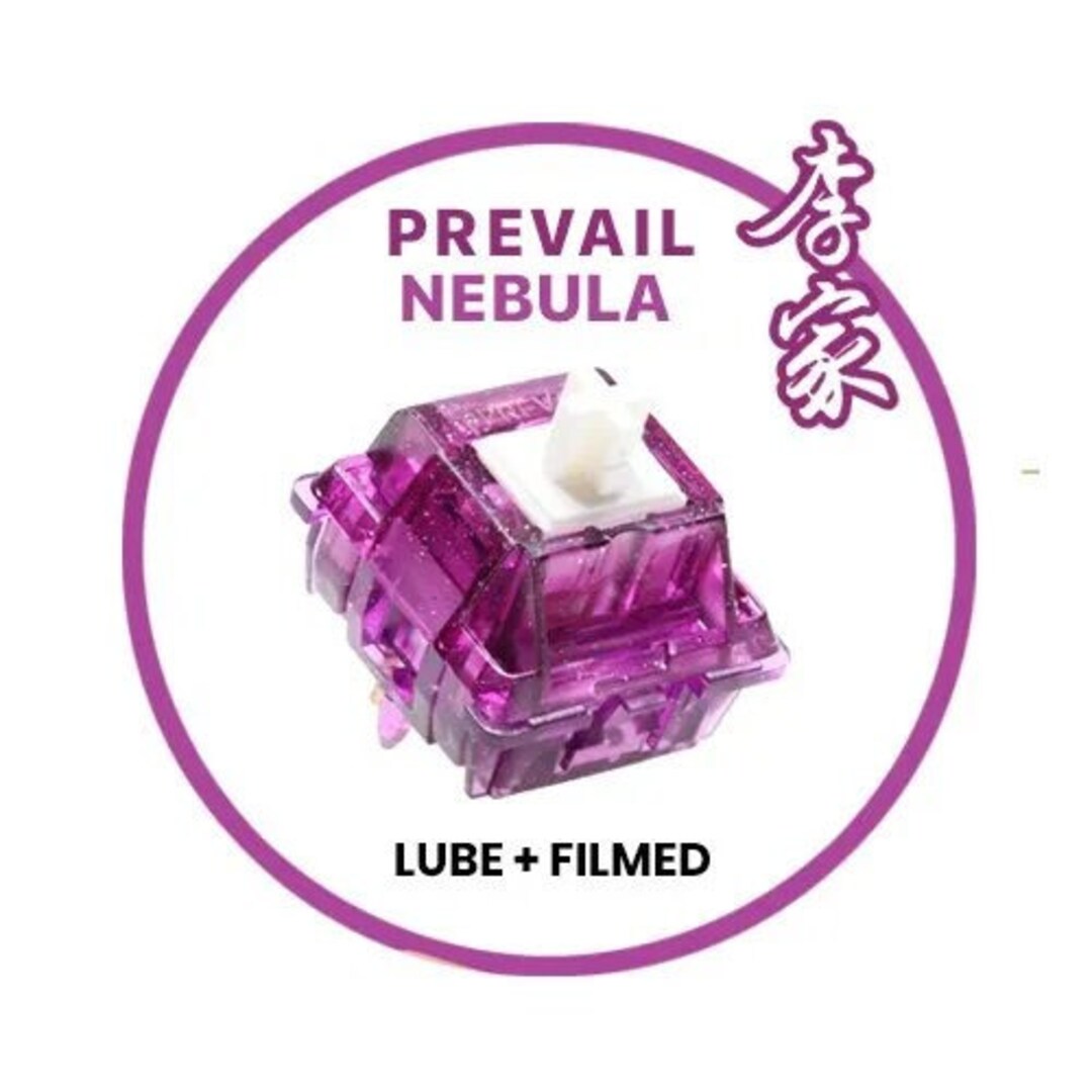 Prevail Nebula V2 Linear Switches | High-performance Mechanical Keyboard Switch | Smooth and ...