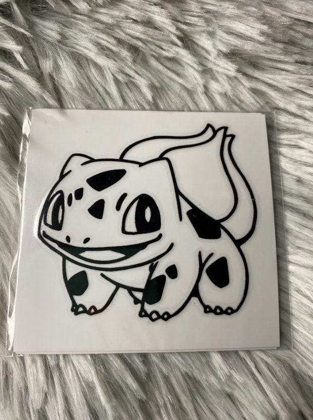 Bulbasaur Sticker Pokemon Vinyl Sticker Video Game Sticker Laptop ...