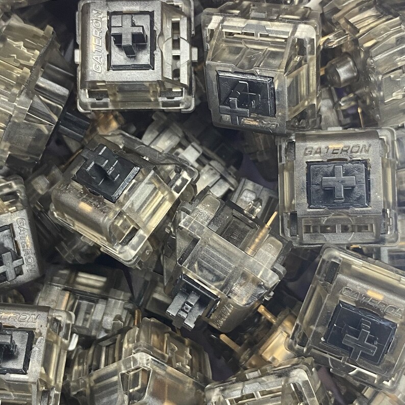 Gateron Black Ink V2 Switch Lubed and Filmed Switches - Etsy