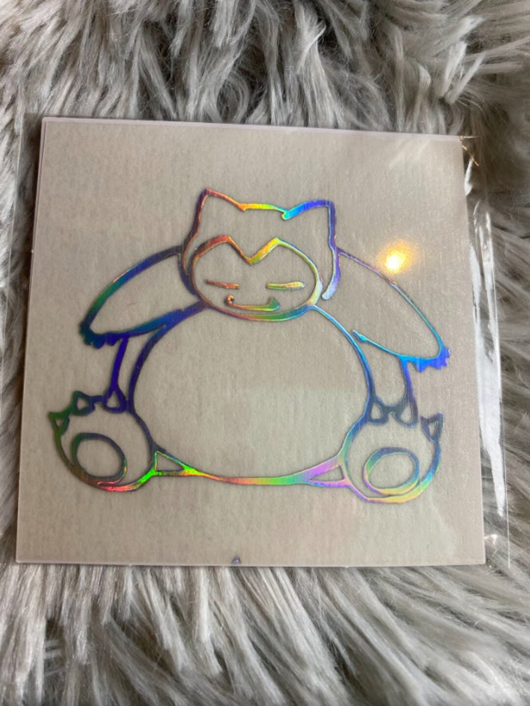 Snorlax Vinyl Sticker | Cute & Durable Vinyl Pokémon Decal | Kawaii ...