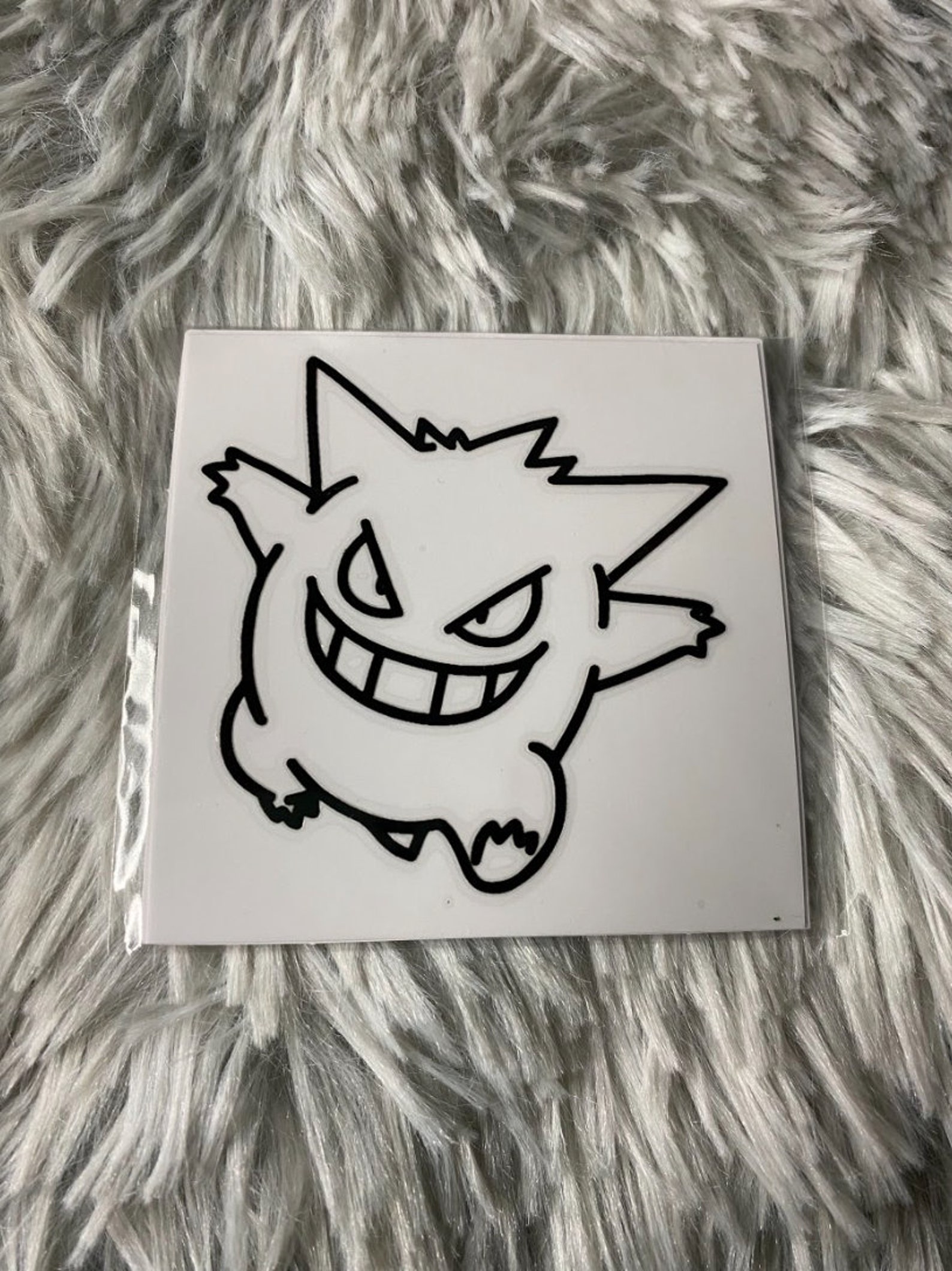 Gengar Sticker Pokemon Vinyl Sticker Video Game Sticker Laptop Sticker ...