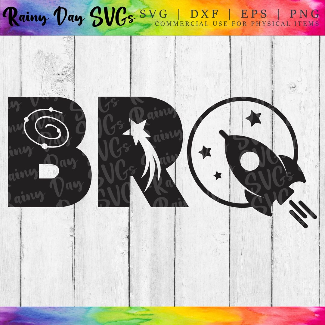 Space Bro SVG, Brother Space Birthday Svg, First Birthday Svg Boy ...