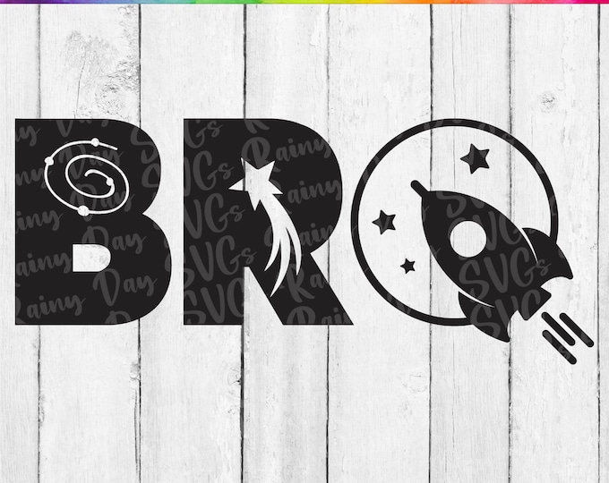 Space Bro SVG Brother Space Birthday Svg First Birthday Svg - Etsy