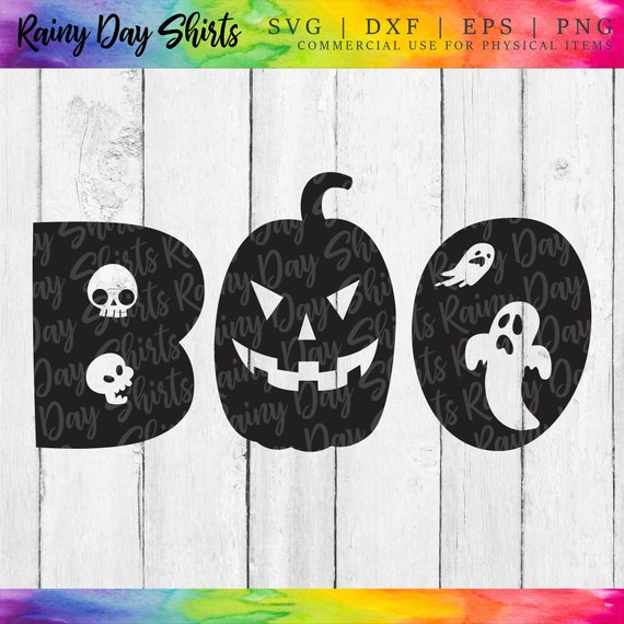 Boo SVG Halloween Svg DIGITAL DOWNLOAD Halloween Shirt Svg - Etsy