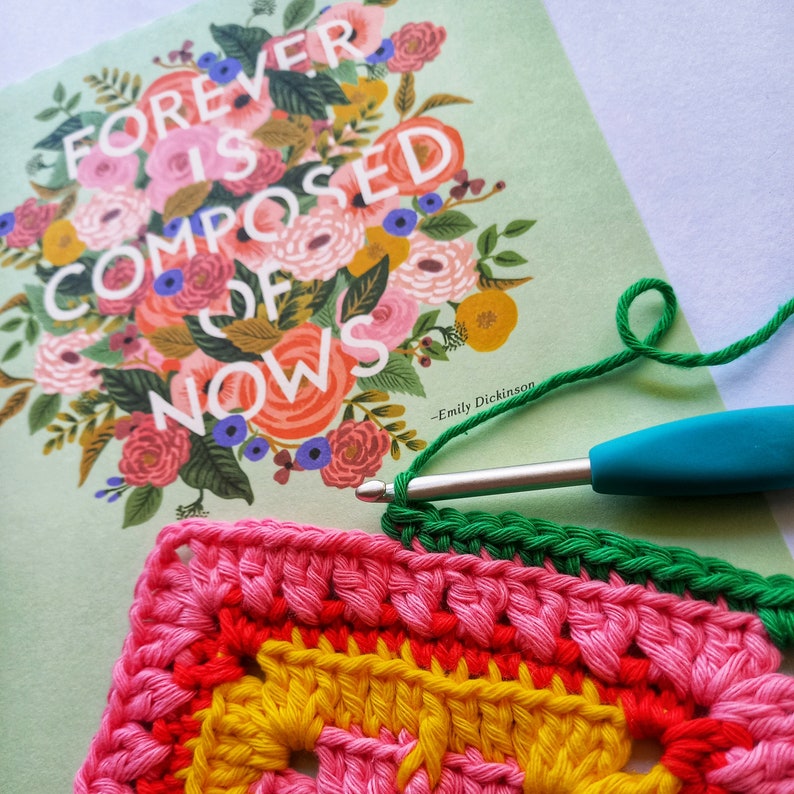 Geometric Crochet Granny Square Pattern: Intermediate Level (US Terms ...