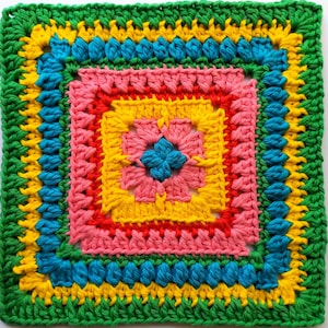 Granny Square Crochet Pattern Bundle: 5 Intermediate Designs (PDF ...