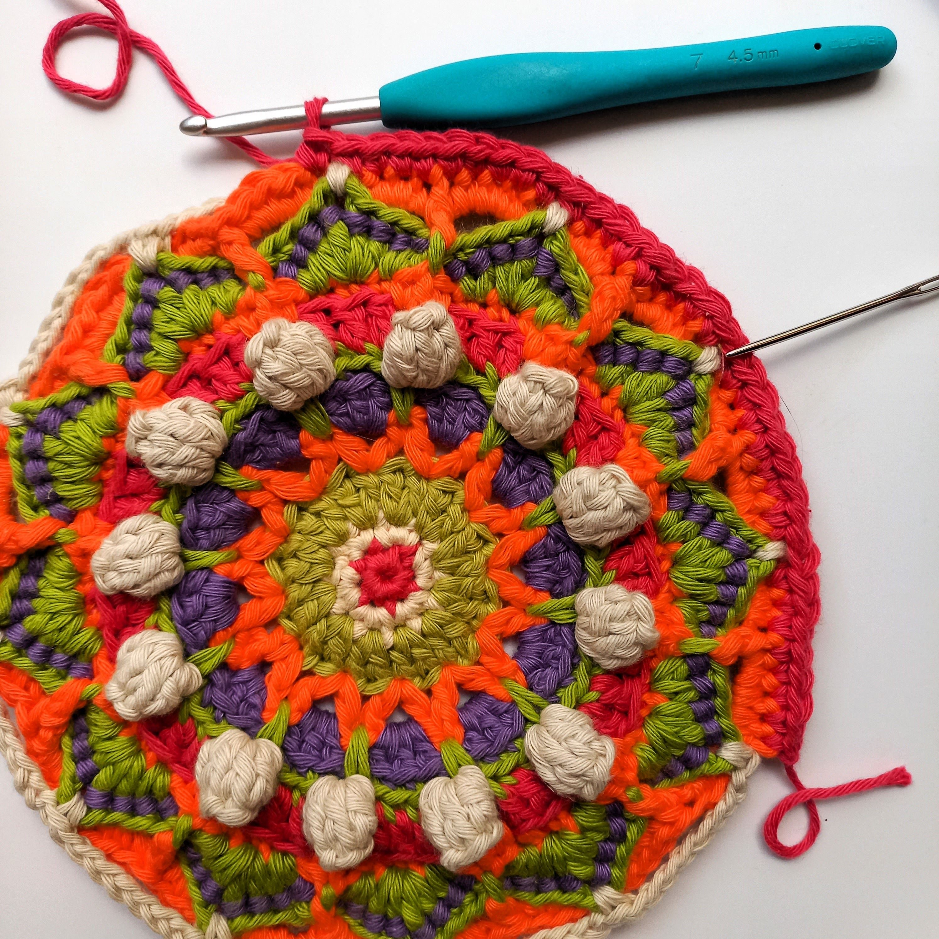 Boho Crochet Mandala Doily Pattern (PDF Download) - Etsy