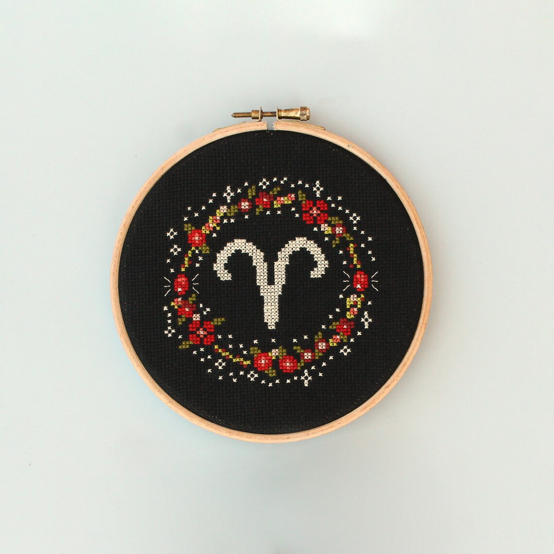 Aries Zodiac Cross Stitch Pattern PDF Astrology Cross Stitch - Etsy