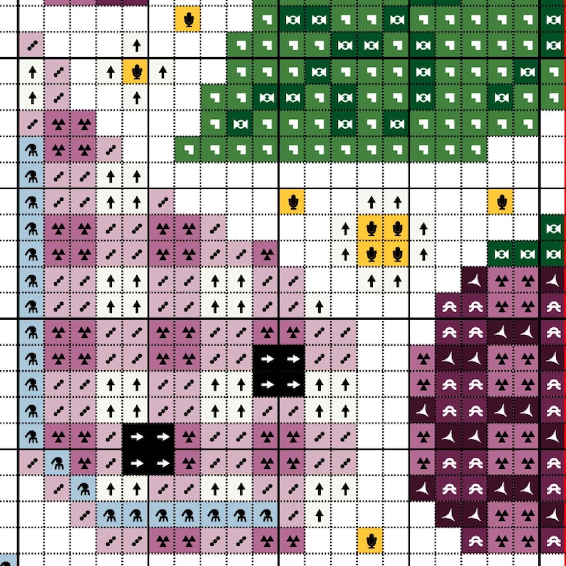 Berries Cross Stitch Pattern Set, Spooky Cute Ghosts, Cottagecore (PDF ...