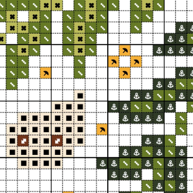 Solar Flower Cross Stitch Pattern: Basque Eguzkilore Symbol (PDF) - Etsy