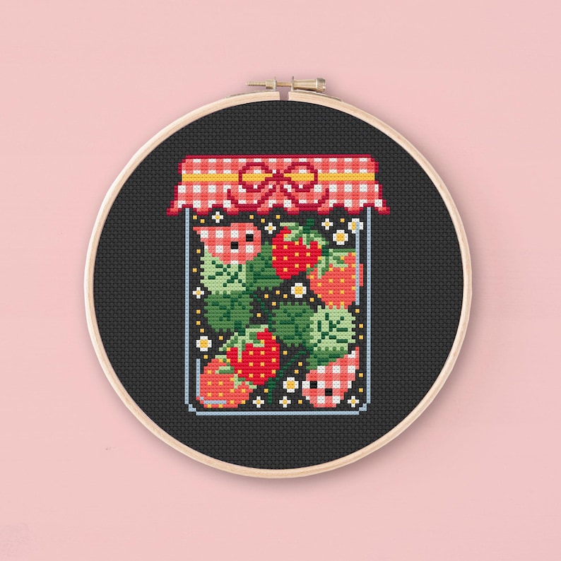 Berries Cross Stitch Pattern Set, Spooky Cute Ghosts, Cottagecore (PDF ...