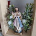 Divine Mercy Jesus Shrine With Flowers / Jesus / Catholic Gift - Etsy