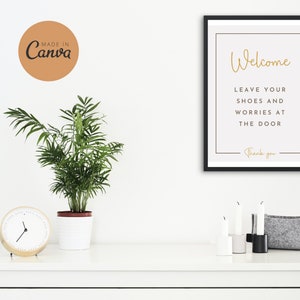 13 Airbnb Signs, Air Bnb Posters, Bundle, Editable Template, Canva ...