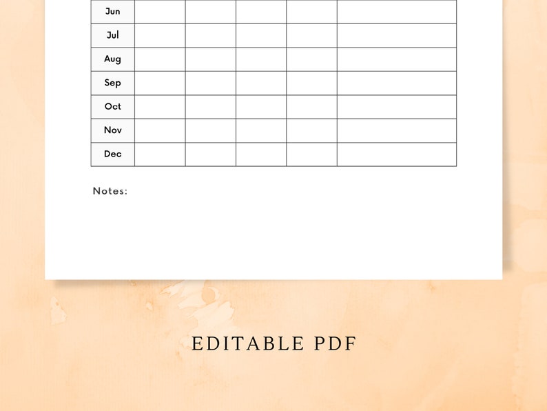 Rent Payment Ledger, Printable Rent Payment Tracker, Rental Payment Log ...