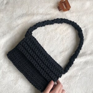 Aster Shoulder Bag With Flap Crochet Bag Handmade Macrame Bag - Etsy