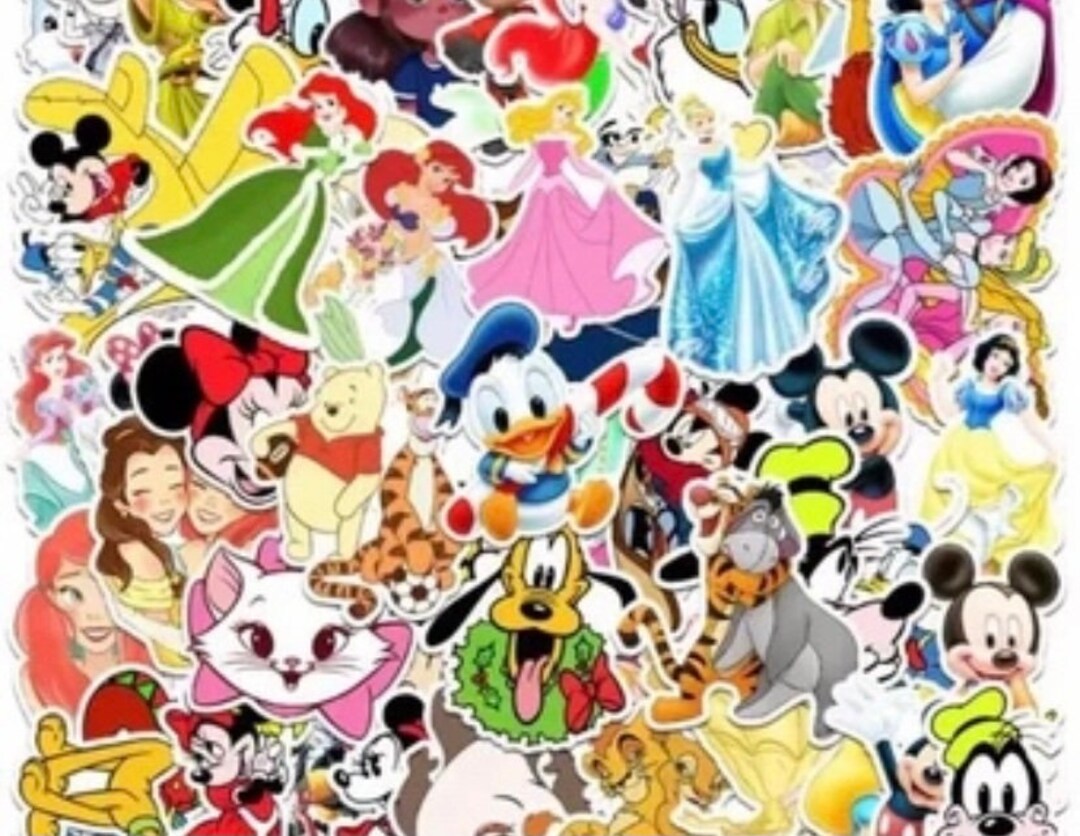 Disney Big Stickers - Etsy