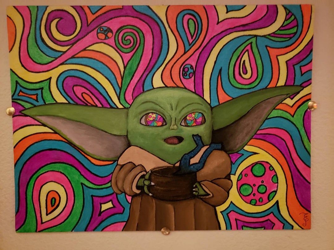 Trippy Grogu - Etsy